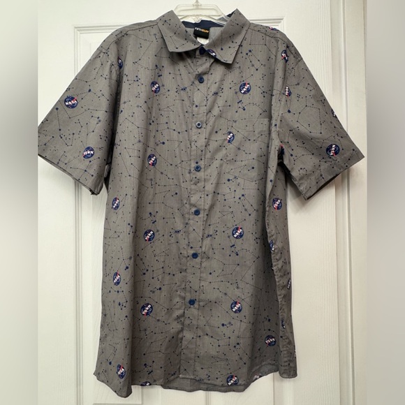 Fifth Sun | Shirts | Nasa Blue And Grey Star Map Sz Large | Poshmark